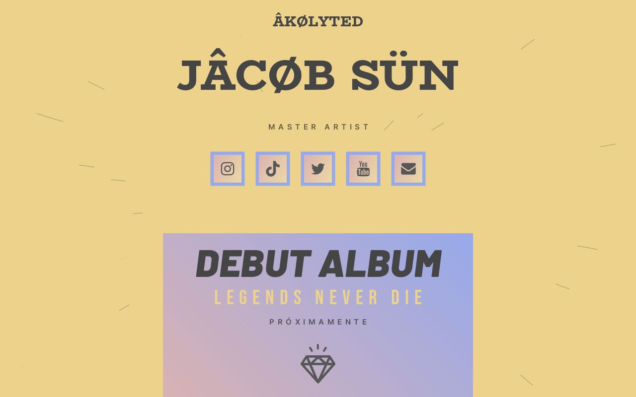 JÂCØB SÜN - Master Artist